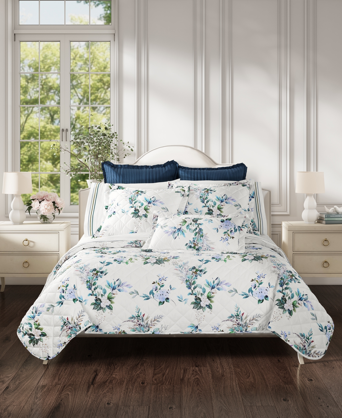 Click here for Piper & Wright Meadow Floral 3-Pc. Quilt Set  King... prices