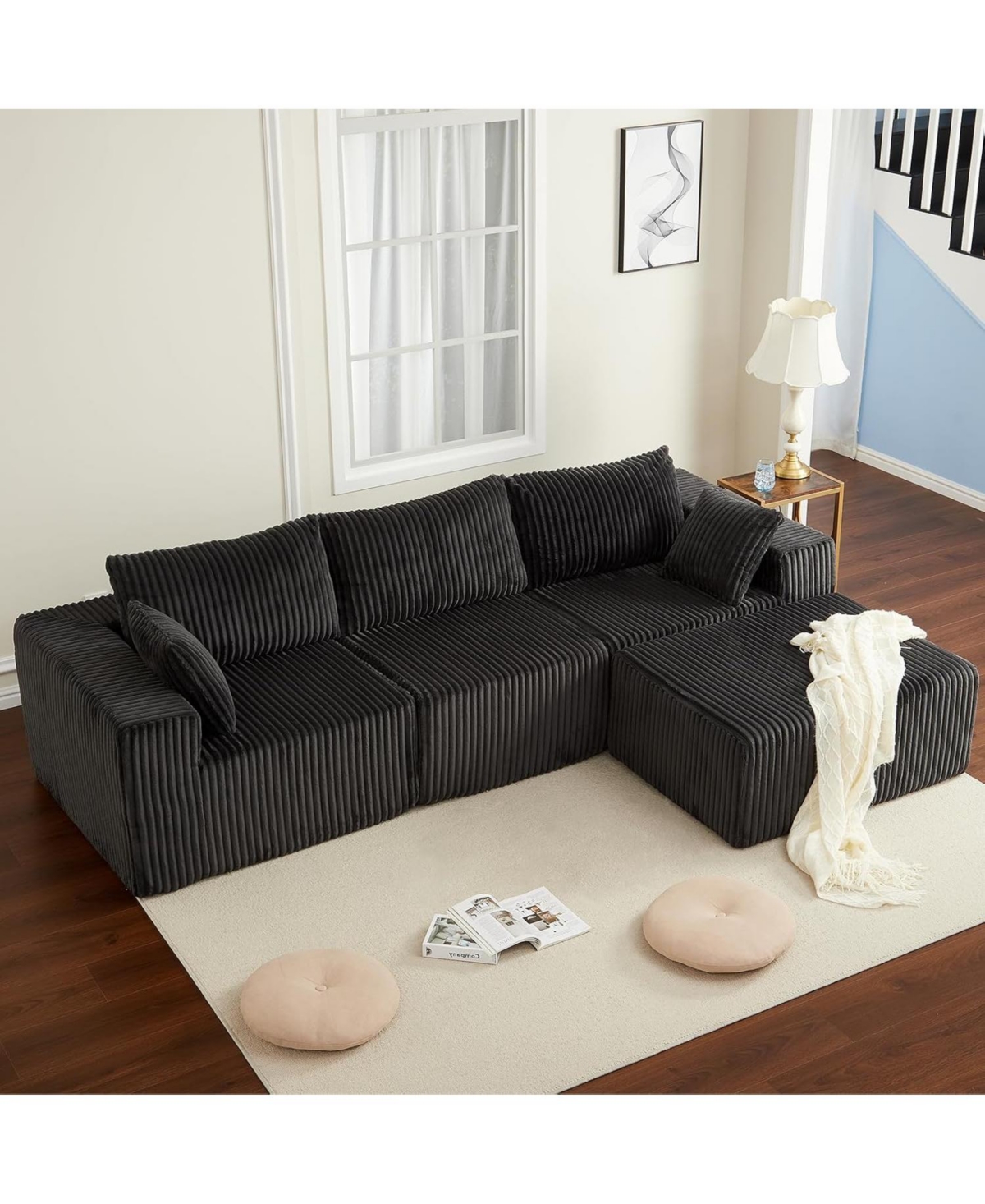 Click here for gaomon 108" Boneless Modular Sectional Sofa... prices