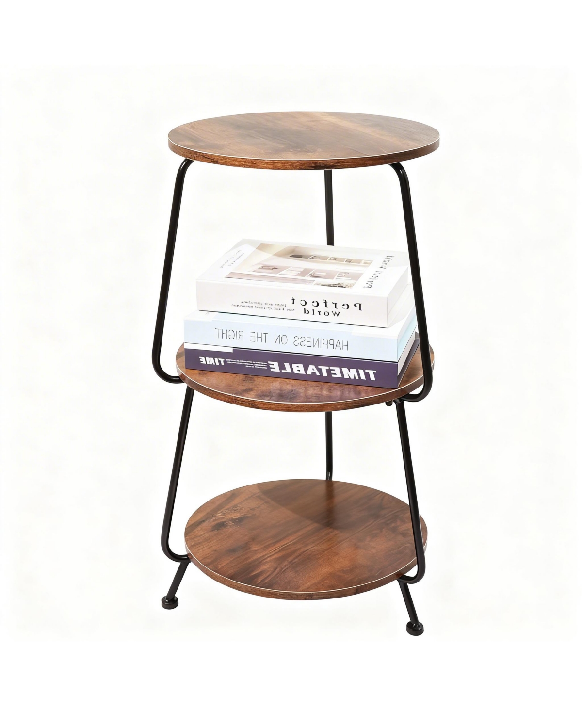 Click here for Yigii Small Round Side shelf 3 Tier Circular End T... prices