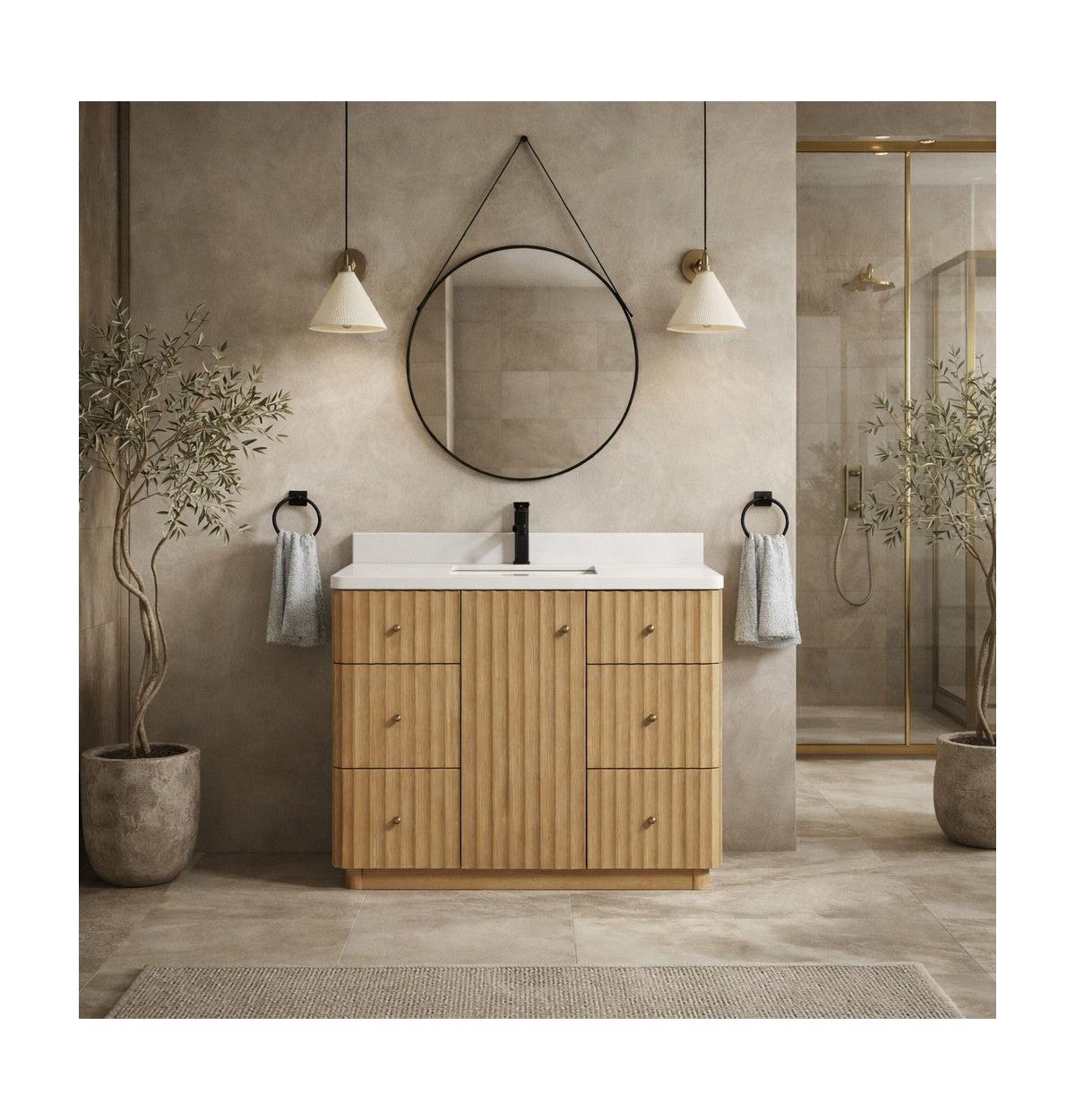 Click here for Ari Bath La Jolla 42" Bathroom Vanity Washed... prices