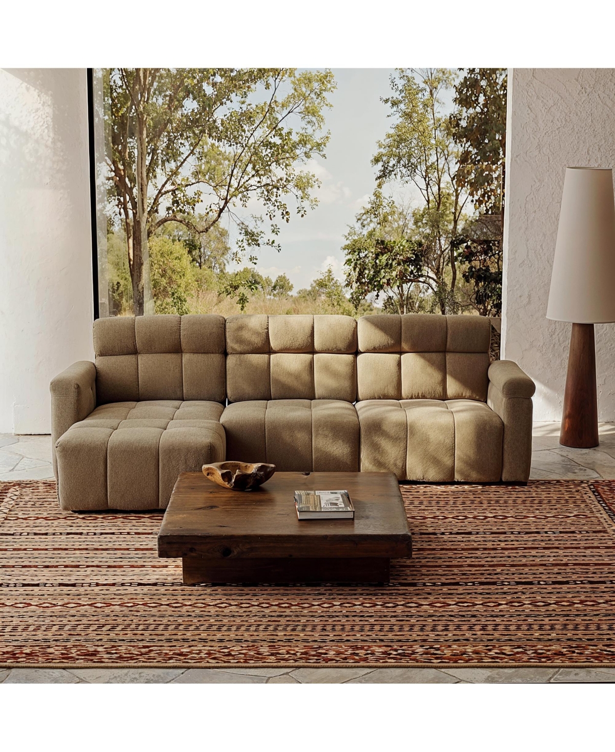 Click here for Homsee 4-Piece L-Shaped Sectional Sofa with High B... prices