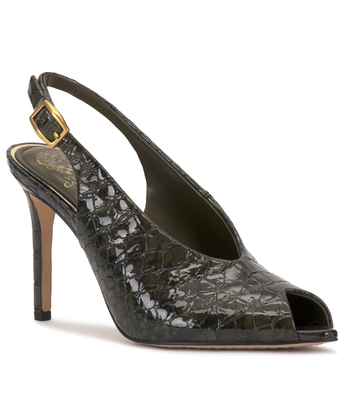 Click here for Vince Camuto Womens Helenza Peep-Toe Slingback Pum... prices