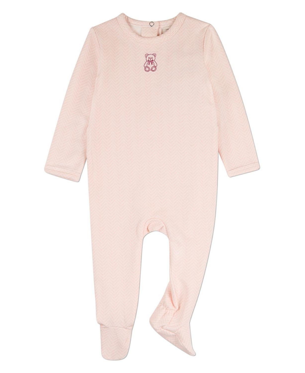Click here for MeMoi Baby Girls Baby Snuggly Bear Chevron-Printed... prices