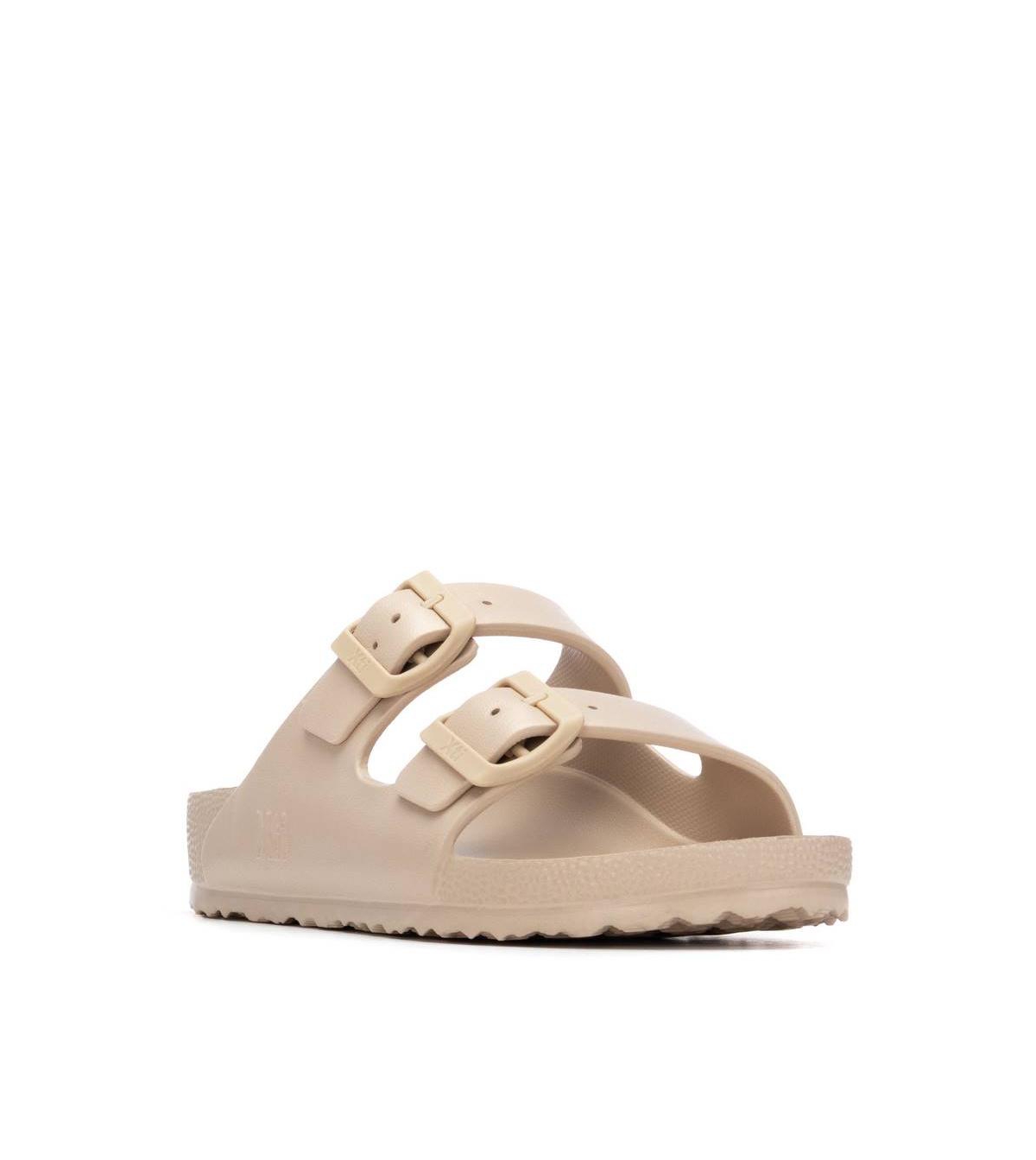 Click here for Xti Womens Footbed Rubber Double Strap Sandals - B... prices