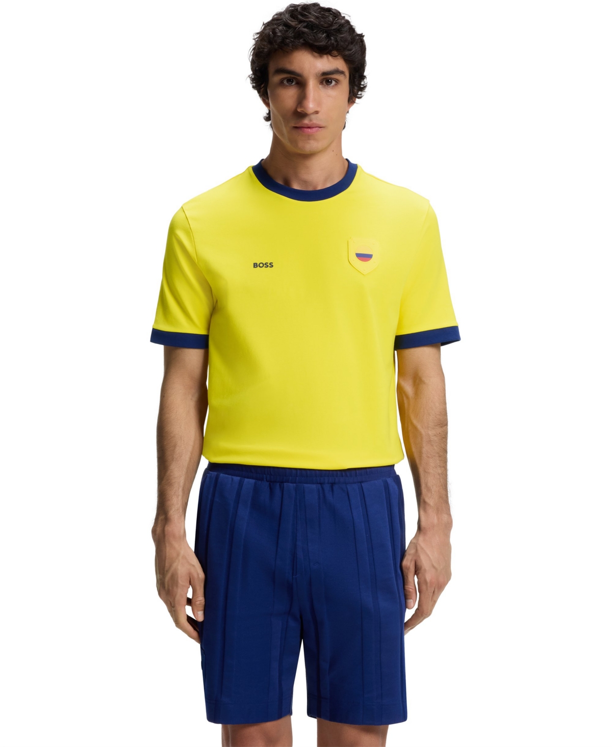 Click here for Boss by Hugo Boss Mens Stretch-Cotton Colombia Cou... prices