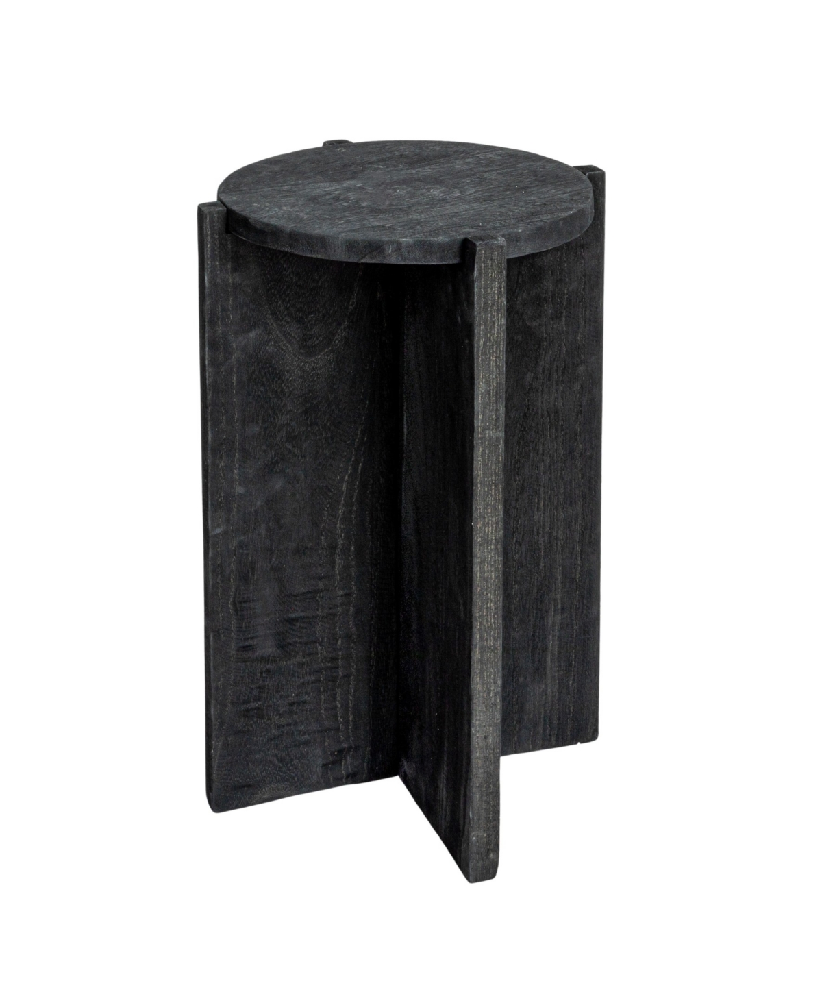 Click here for Storied Home 13 Paulownia Wood Round Accent Table... prices