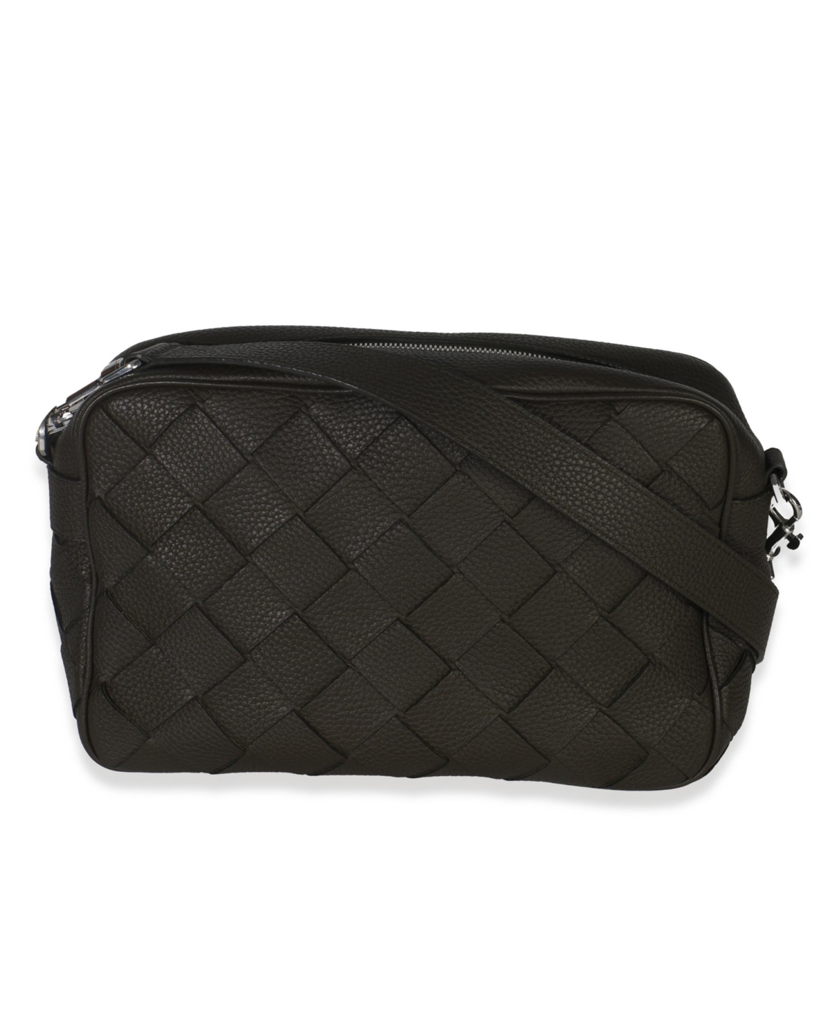 Click here for Pre-Owned Bottega Veneta Kaki Grained Leather Medi... prices