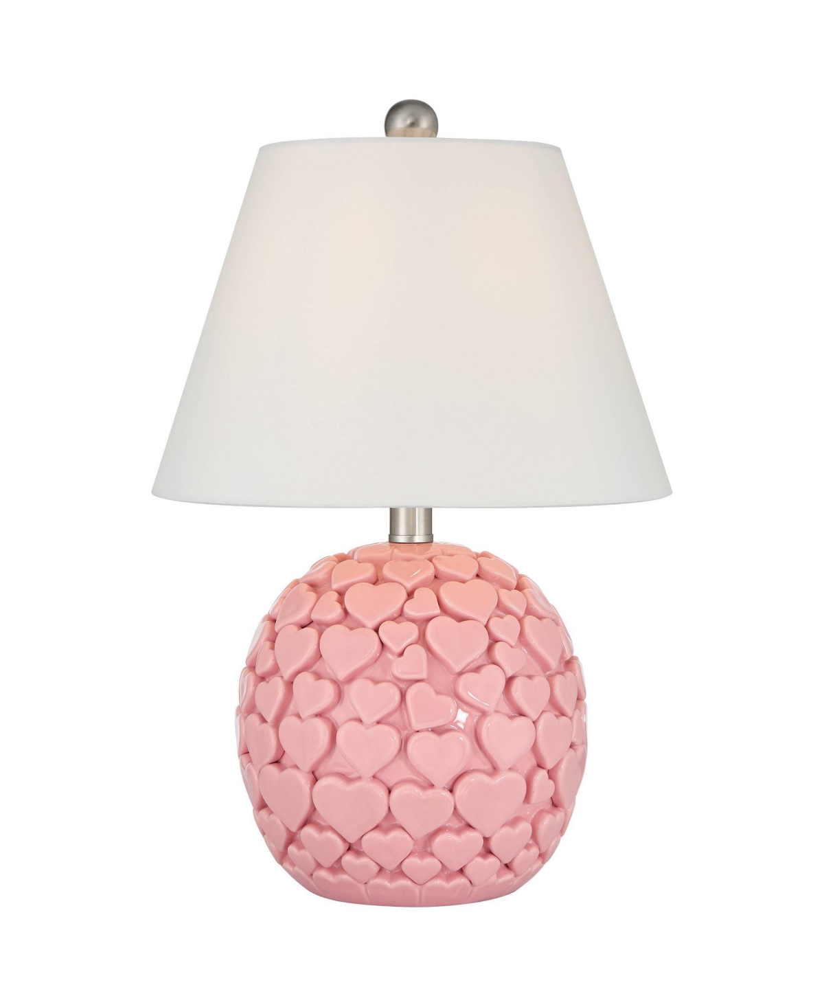 Click here for 360 Lighting Aurora High Hearts Table Lamp - Pink prices