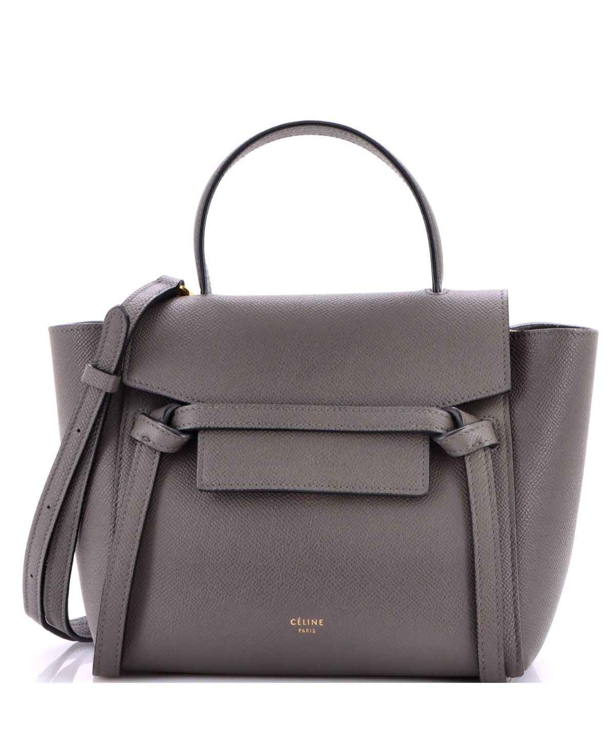 Click here for Pre-Owned Celine Nano Belt Bag Textured Leather -... prices