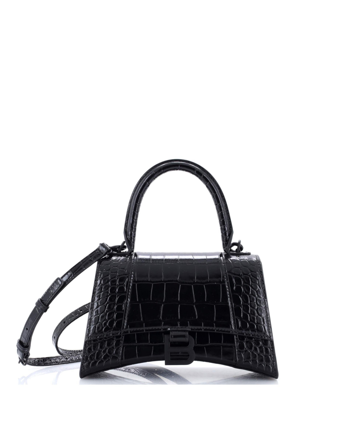 Click here for Pre-Owned Balenciaga Xs Hourglass Top Handle Bag E... prices