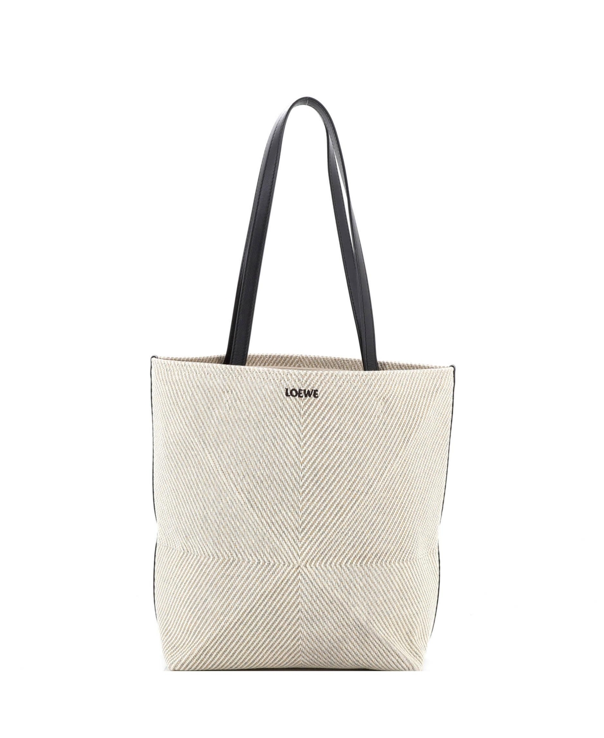Click here for Pre-Owned Loewe Medium Puzzle Fold Tote Canvas - N... prices