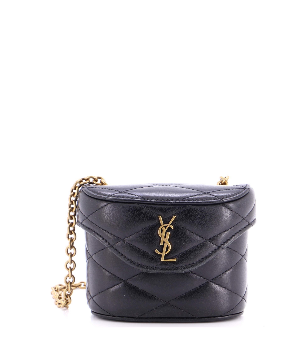 Click here for Pre-Owned Saint Laurent Micro June Box Bag Quilted... prices