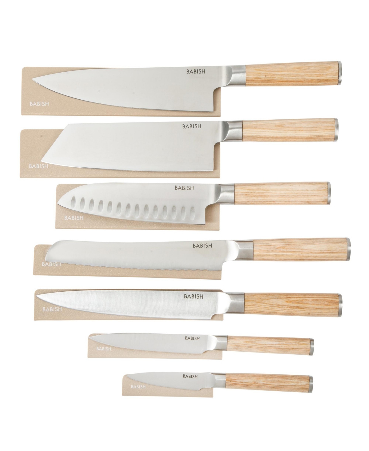 Click here for Babish 14 Piece Full Tang Forged Light Pakka Wood... prices