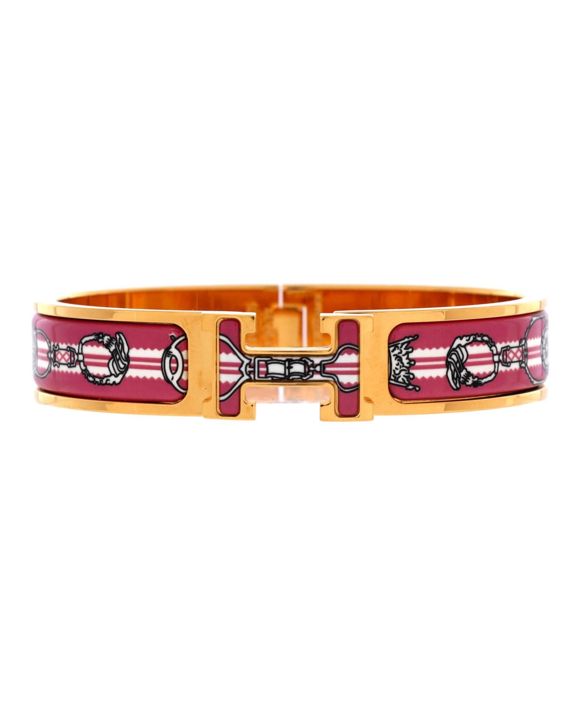 Click here for Pre-Owned HERMES Clic H Bracelet - Enamel prices