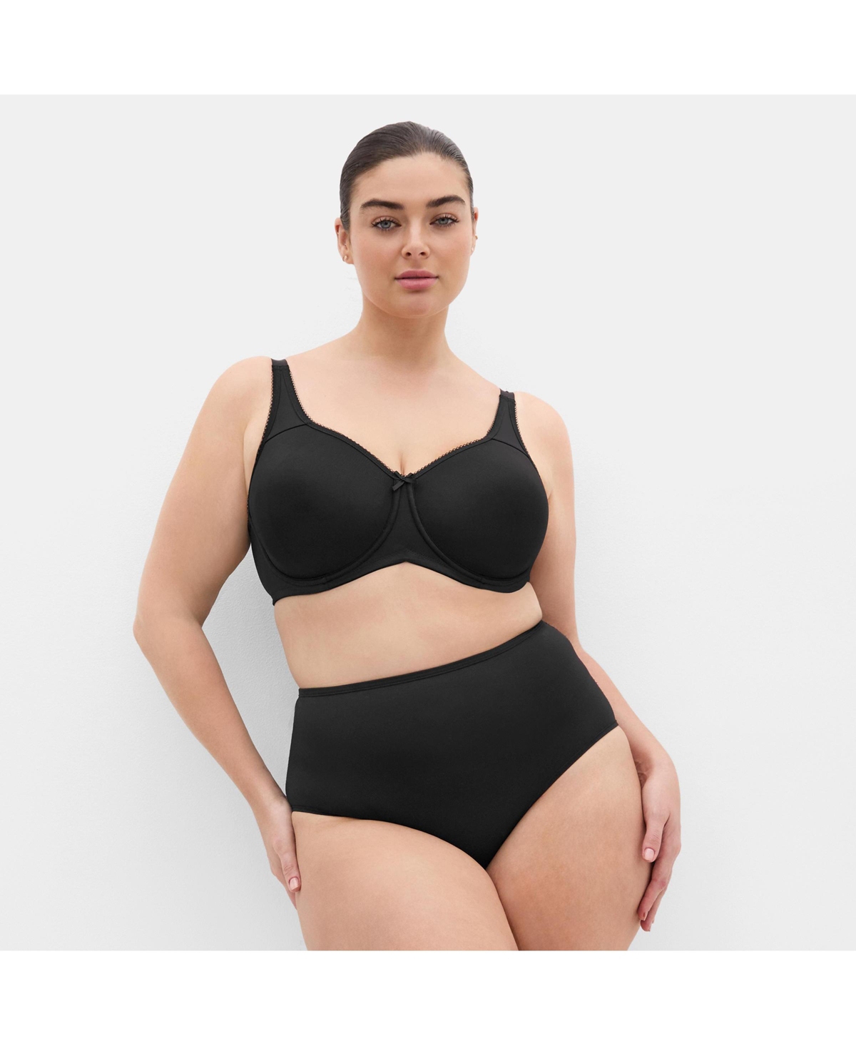 Click here for City Chic Womens Shapely T-Shirt Bra - Black prices