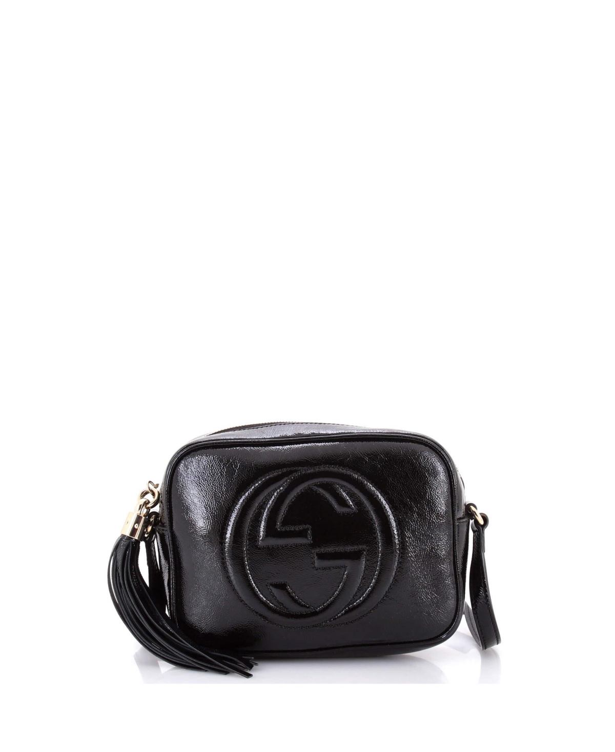 Click here for Pre-Owned Gucci Small Soho Disco Crossbody Bag Pat... prices