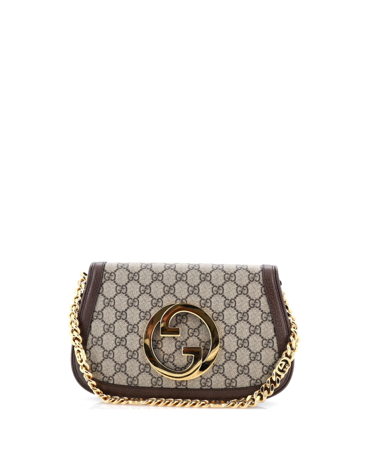 Click here for Pre-Owned Gucci Small Blondie Nm Chain Flap Bag Gg... prices