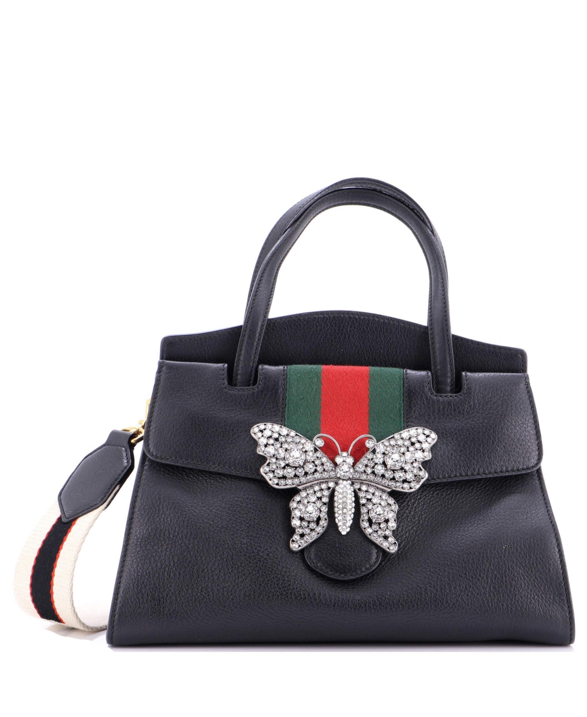 Click here for Pre-Owned Gucci Medium Totem Top Handle Bag Leathe... prices