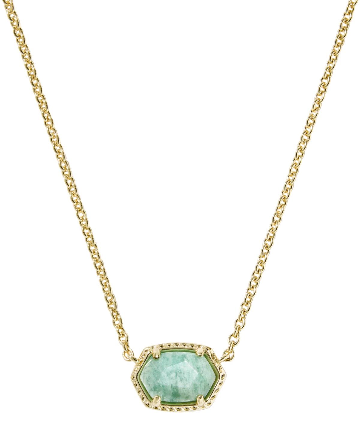 Click here for Kendra Scott Daphne Amazonite 14k Gold-Tone Over B... prices