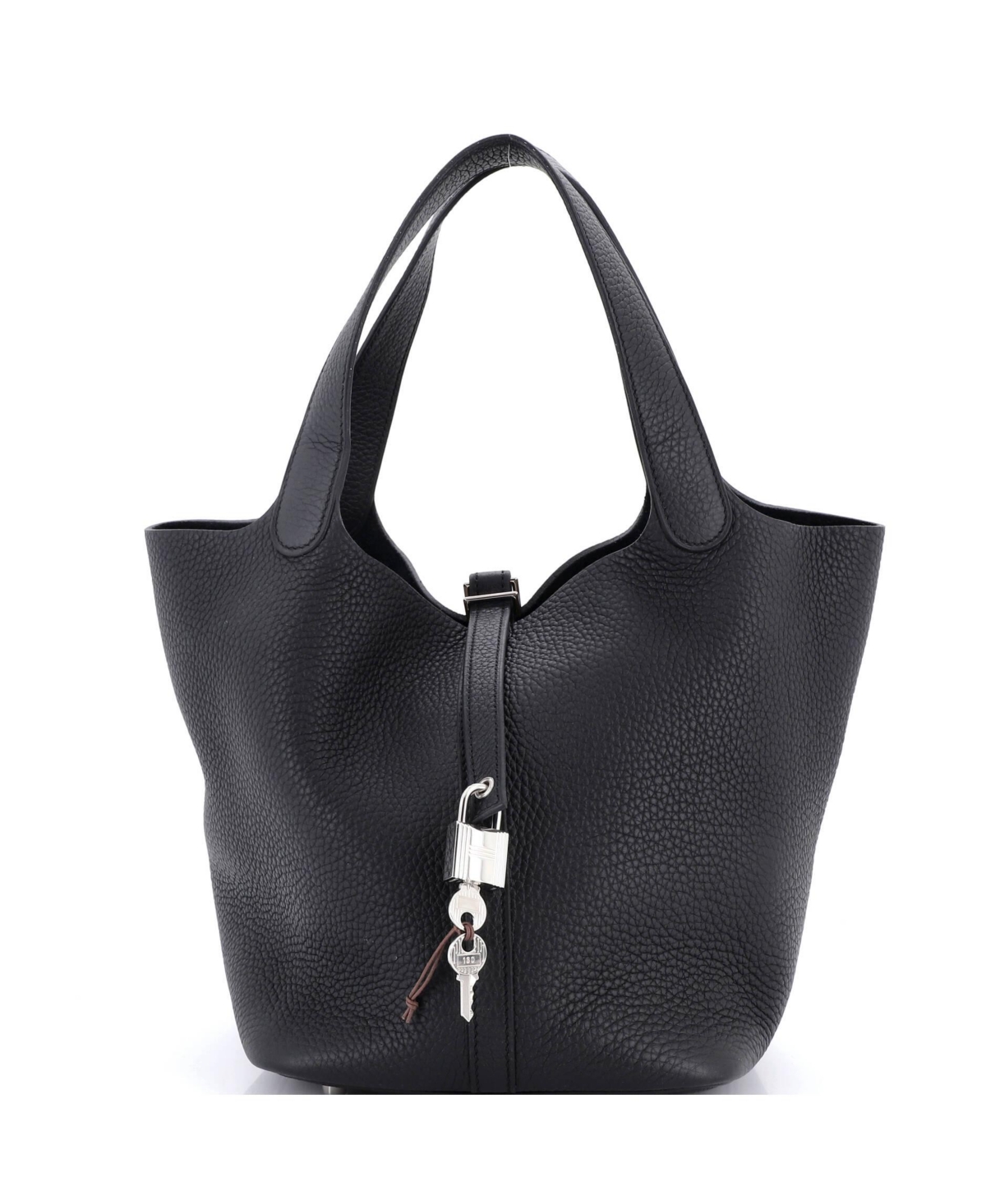 Click here for Pre-Owned Hermes Mm Picotin Lock Bag Clemence - Bl... prices