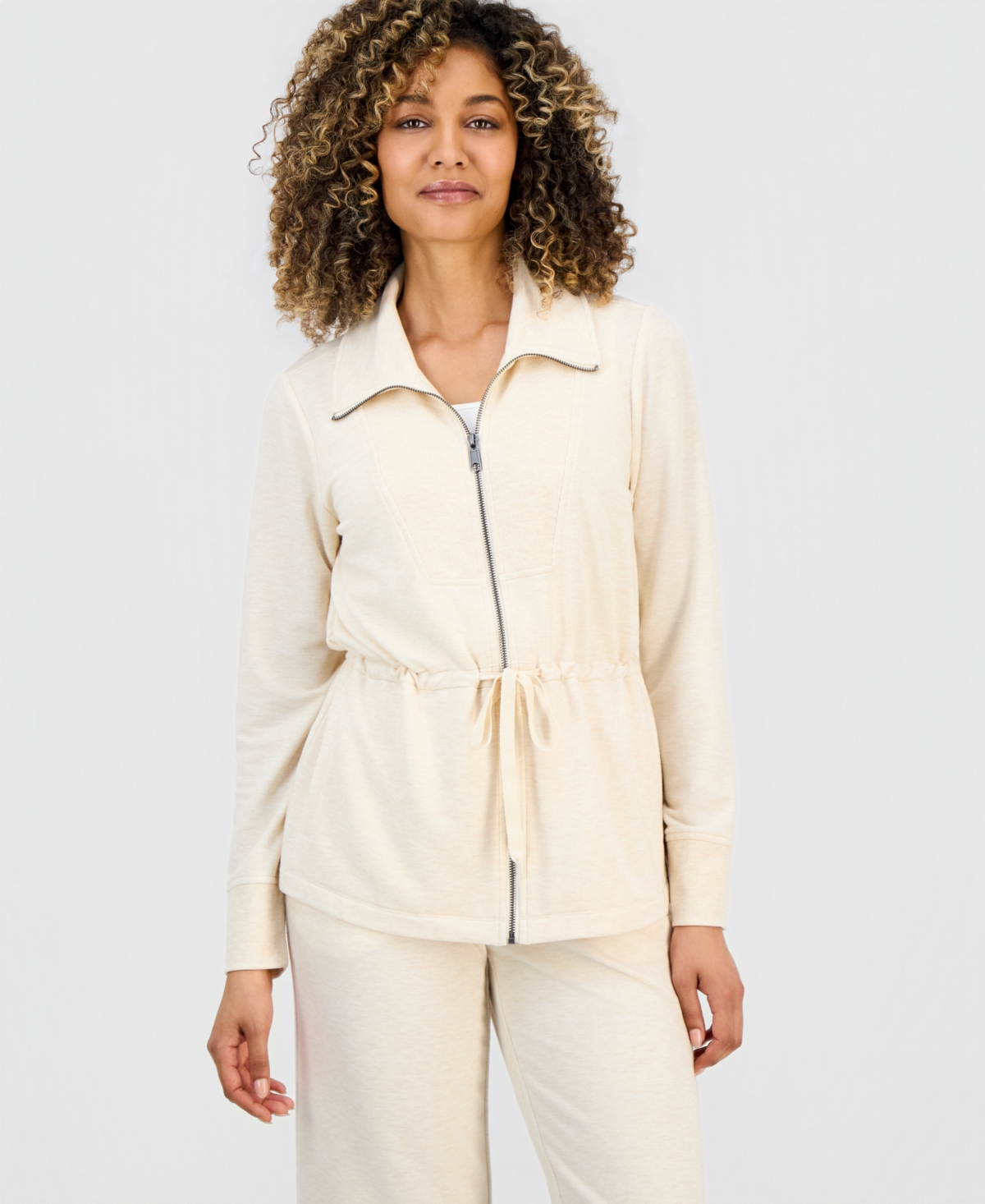 Click here for Style & Co Petite Luxsoft Fleece French Terry Chun... prices