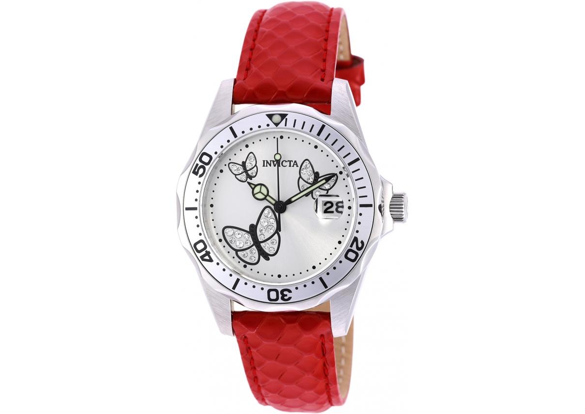 Click here for Invicta Womens 19739 Angel Quartz Dial Watch - Red prices