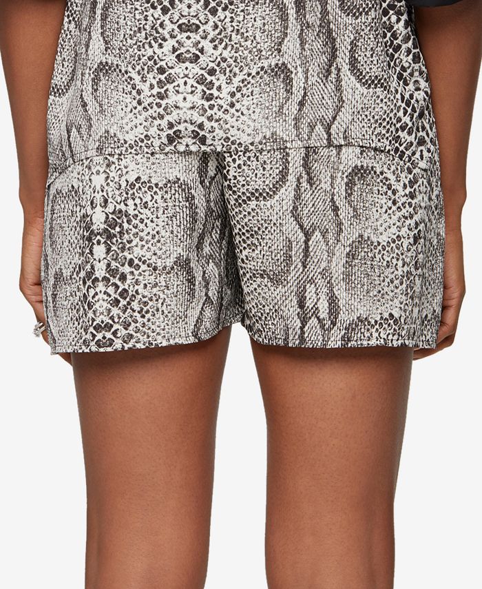Rachel Zoe Maternity Snakeskin-Print Shorts - Macy's