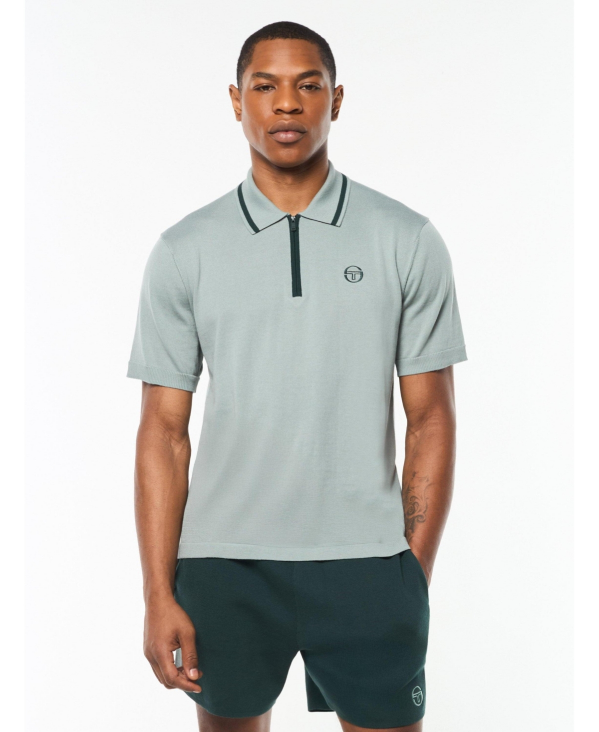 Click here for Sergio Tacchini Mens Giovane Polo - Slate gray prices