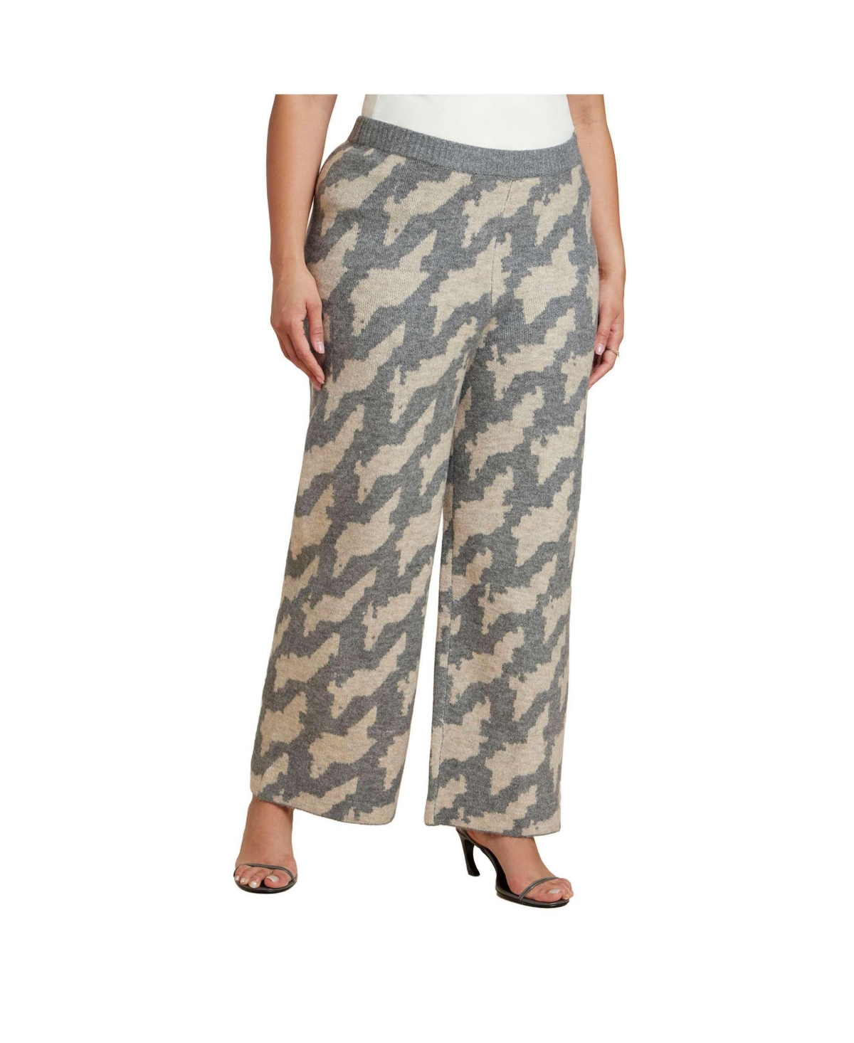 Click here for Eloquii Womens Plus Size Intarsia Sweater Pant - G... prices