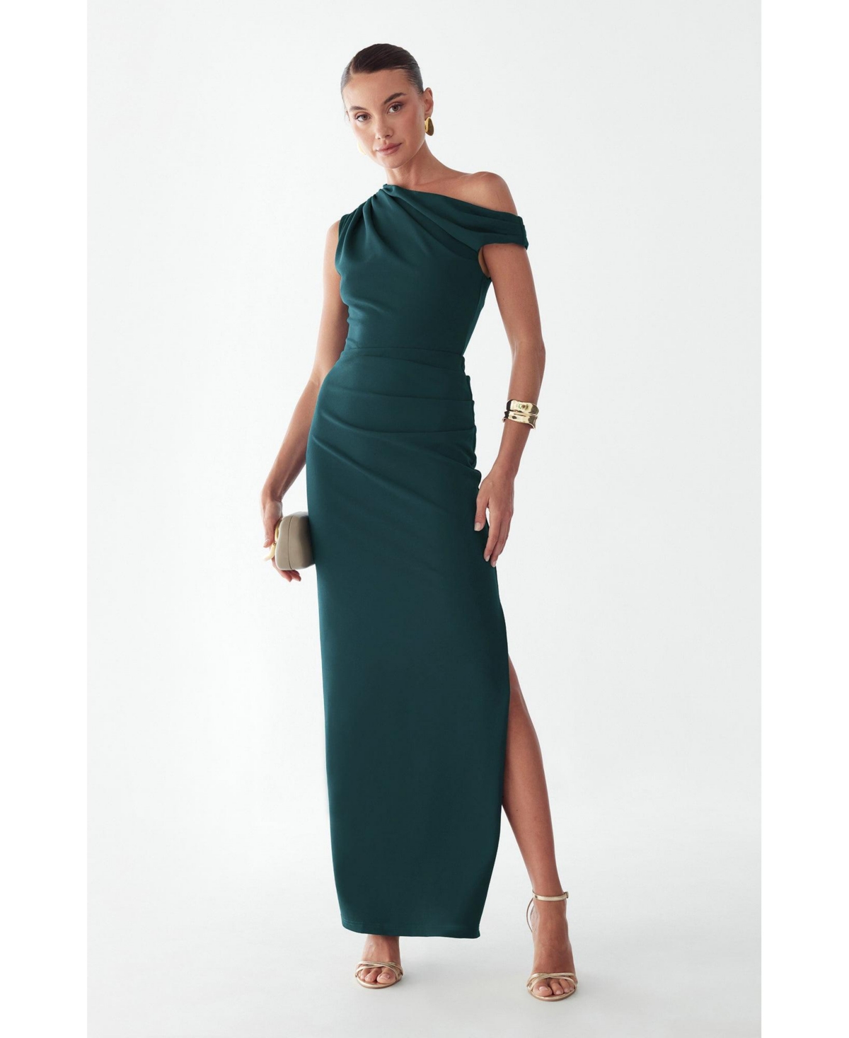 Click here for St Mrlo Womens Raye Maxi Dress - Teal prices