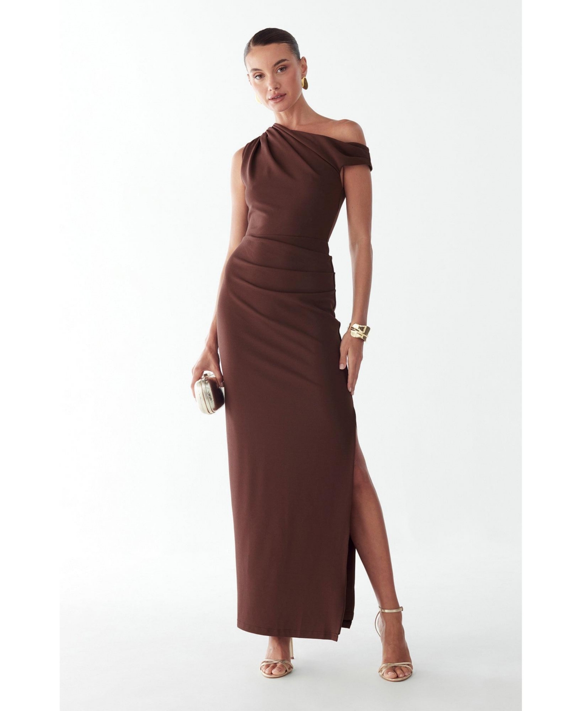 Click here for St Mrlo Womens Raye Maxi Dress - Chocolate prices