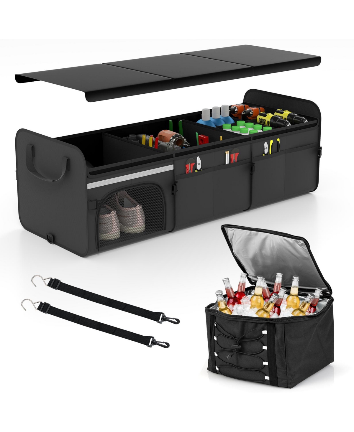 Click here for Sugift 18 Gallon Car Trunk Organizer with Lid and... prices