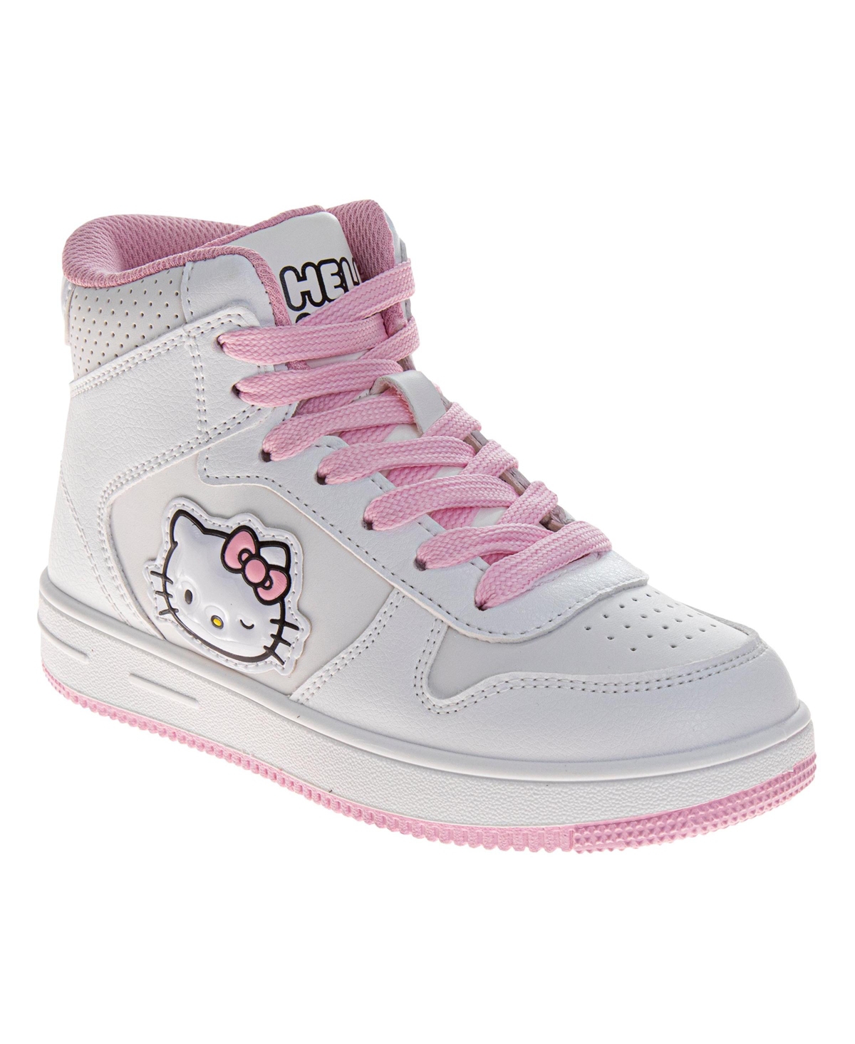 Click here for Hello Kitty Girl Child High-Top Sneakers - White p... prices