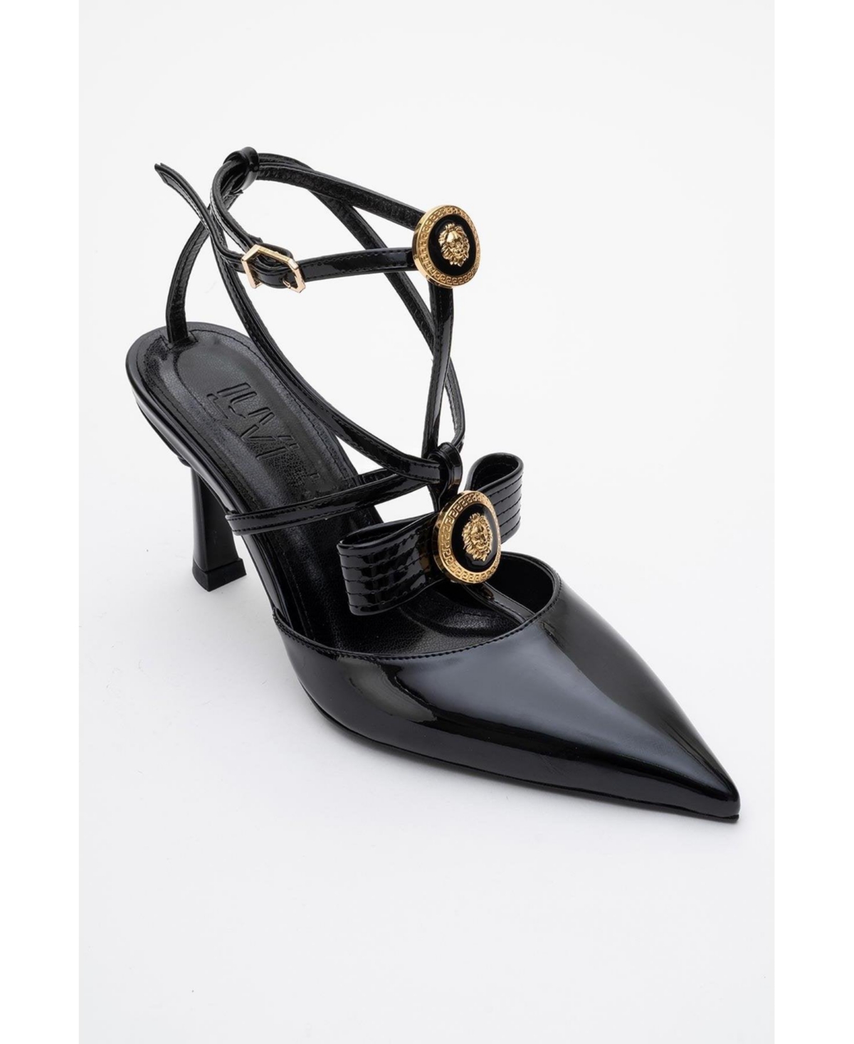 Click here for Prologue Shoes Womens Peal Pointed Toe Pump - Blac... prices