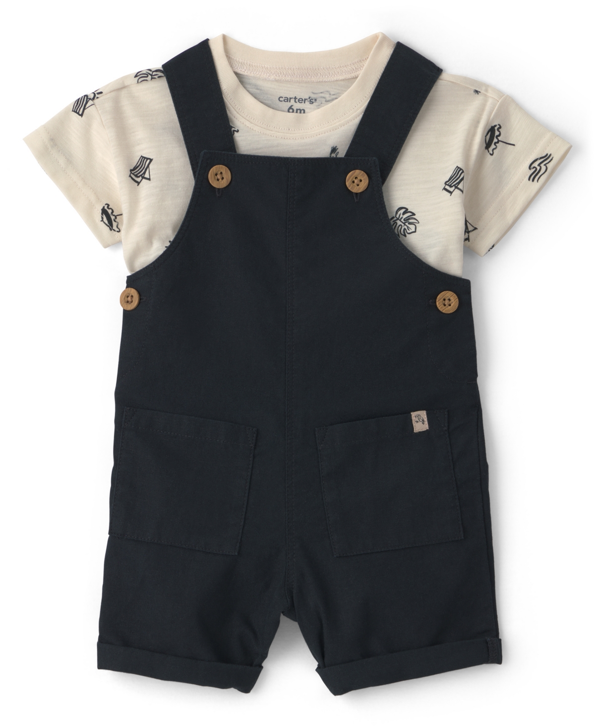 Click here for Carters Baby Boys Short-Sleeve Top and Shortall  2... prices