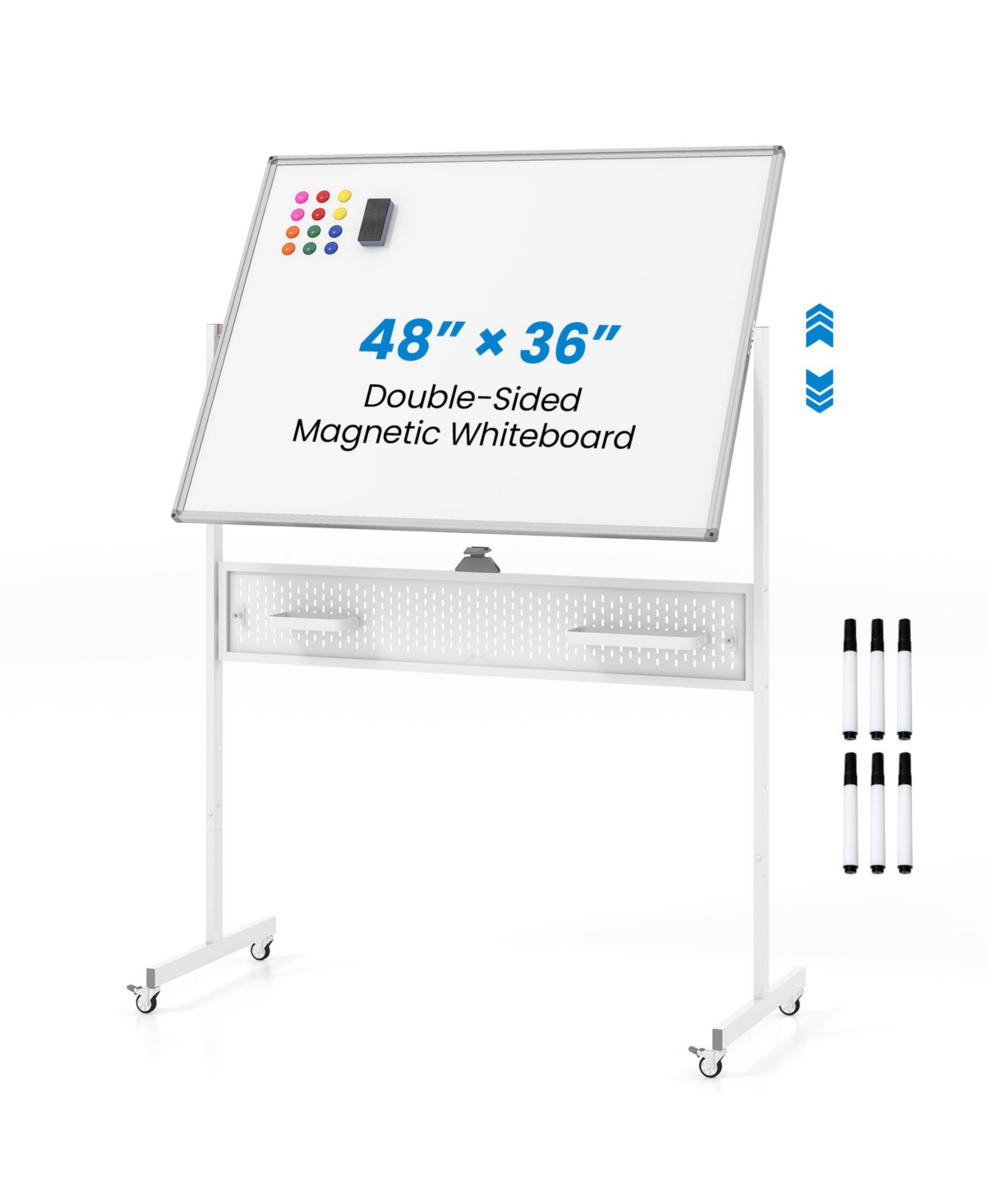 Click here for Sugift Adjustable Double Sided Magnetic Whiteboard... prices