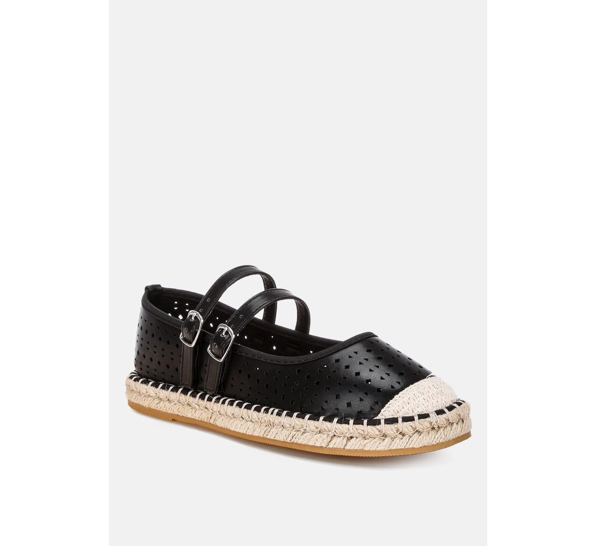 Click here for London Rag Womens Noori Woven Dual Buckle Sandals... prices