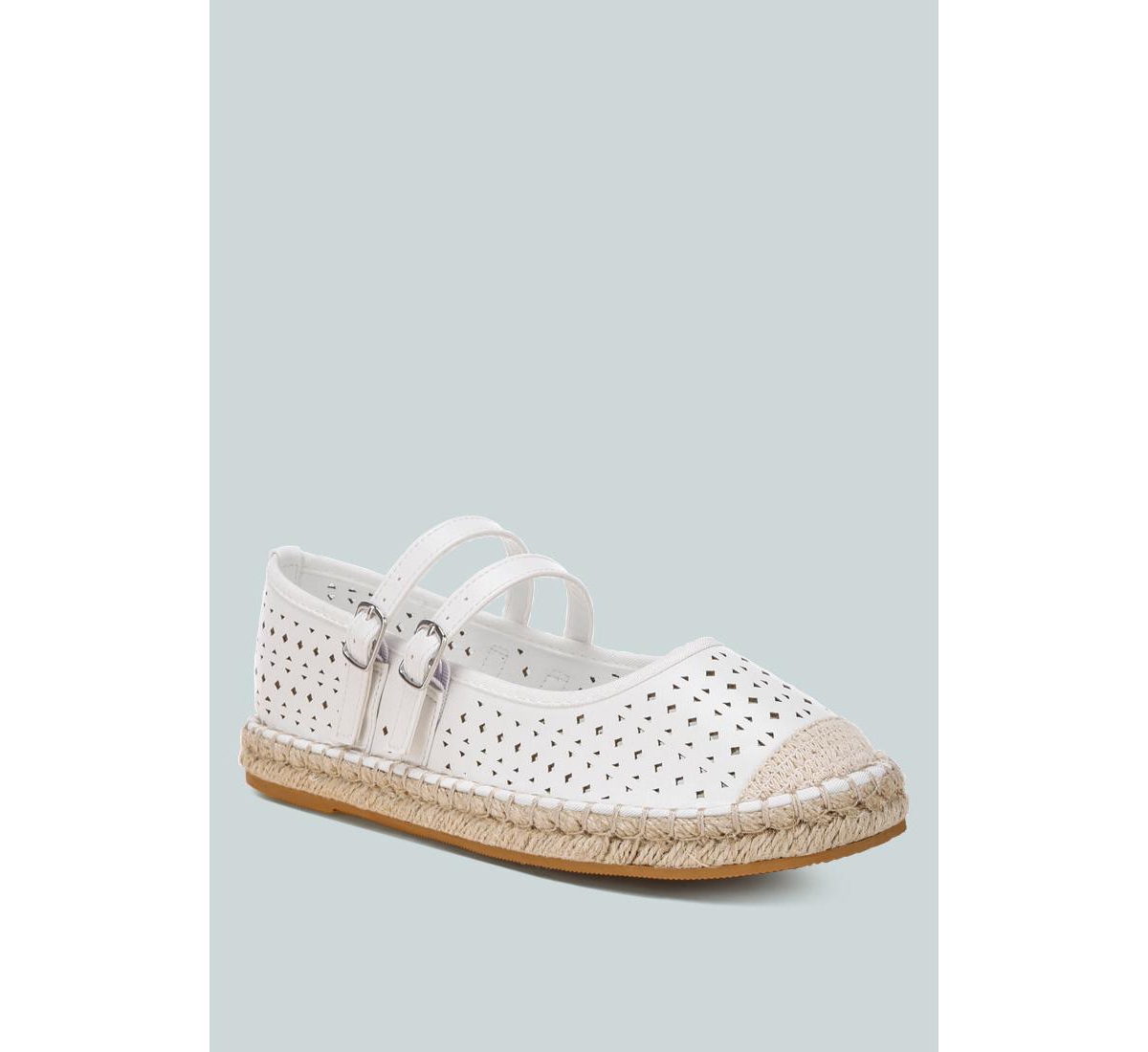 Click here for London Rag Womens Noori Woven Dual Buckle Sandals... prices