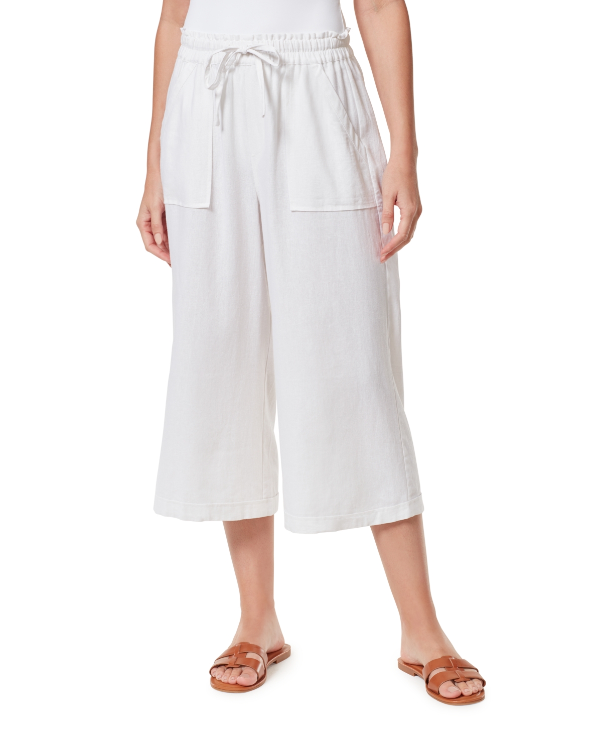 Click here for Gloria Vanderbilt Womens Rainey Wide-Leg Crop Pant... prices