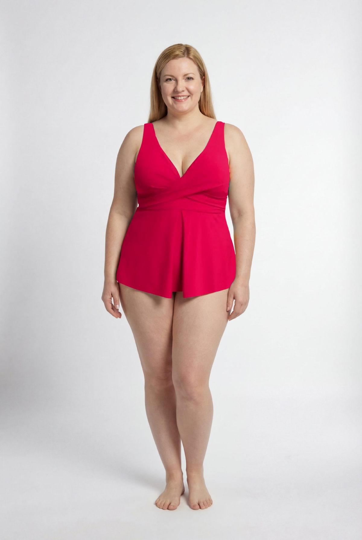 Click here for Swimsuits for All Womens V-Neck Twist Tankini Top... prices