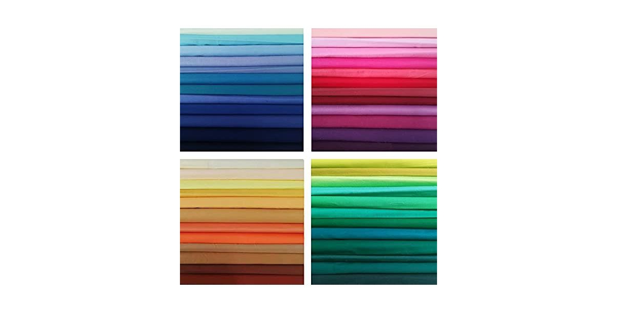 Click here for Gnuadz 50 Pcs Precut Cotton Fabric Squares Sewing... prices