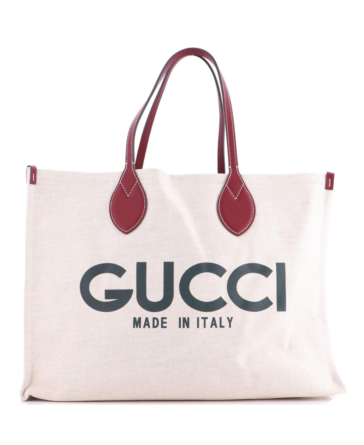 Click here for Pre-Owned Gucci Medium Logo Shopper Tote Printed C... prices