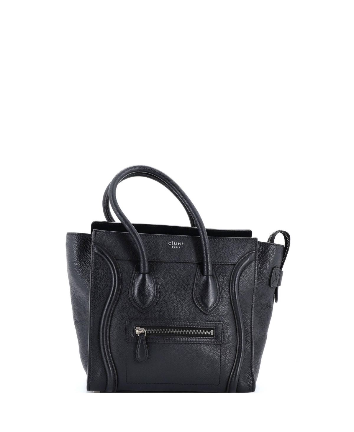 Click here for Pre-Owned Celine Micro Luggage Bag Grainy Leather... prices