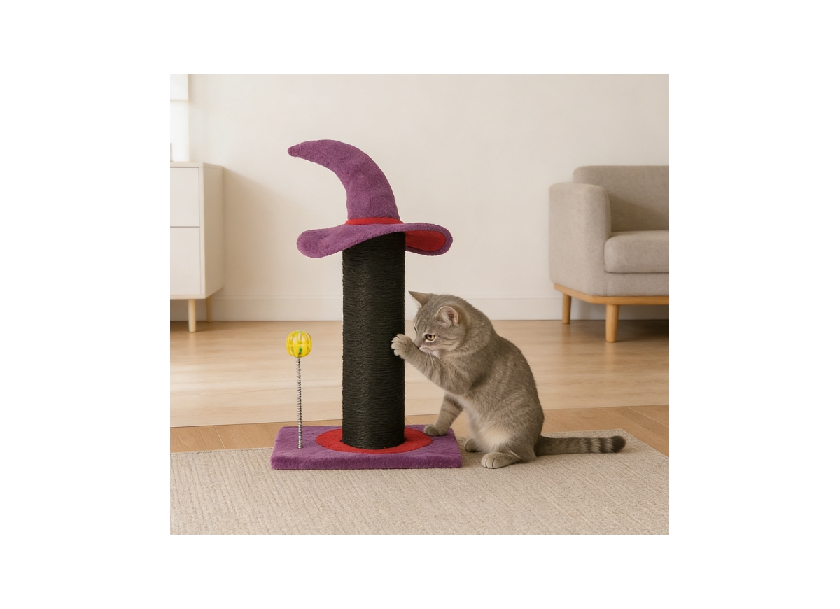 Click here for Zeus and Ruta Cat Scratching Post Wizard Hat Desig... prices