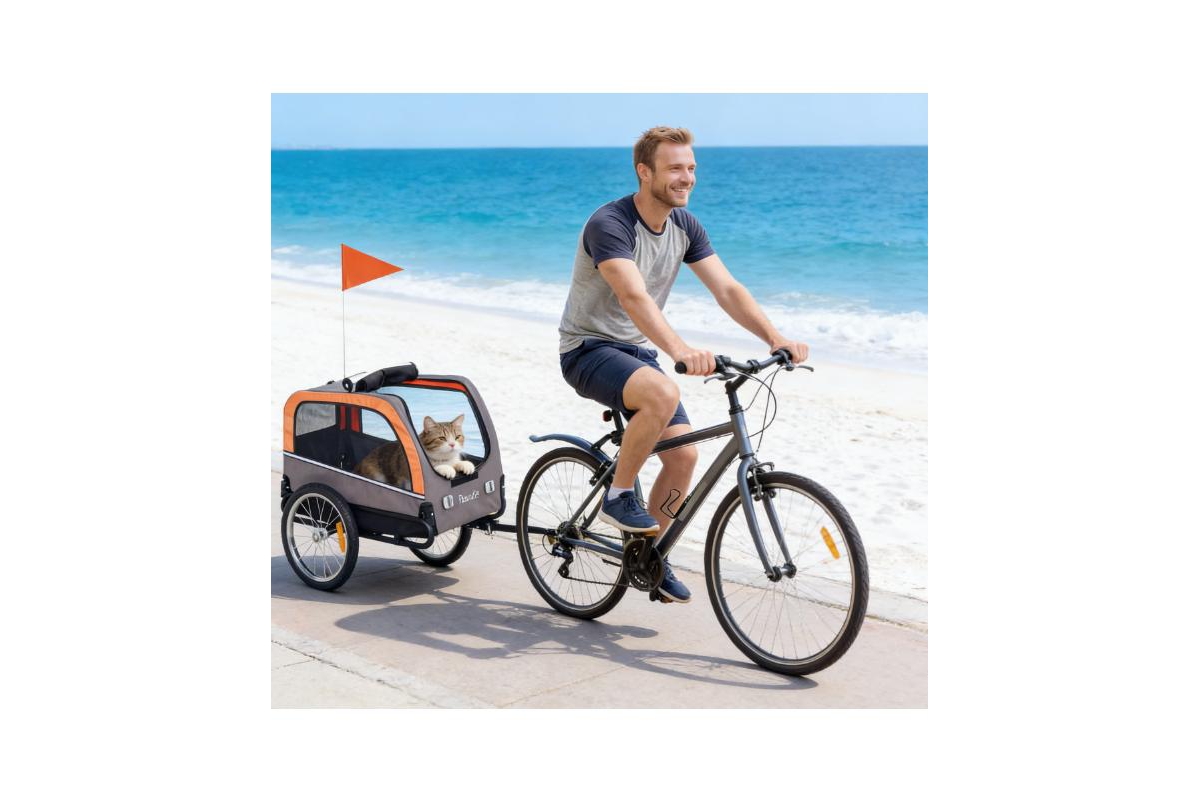 Click here for Zeus and Ruta Cat Bike Trailer with 2 Entrances  Q... prices