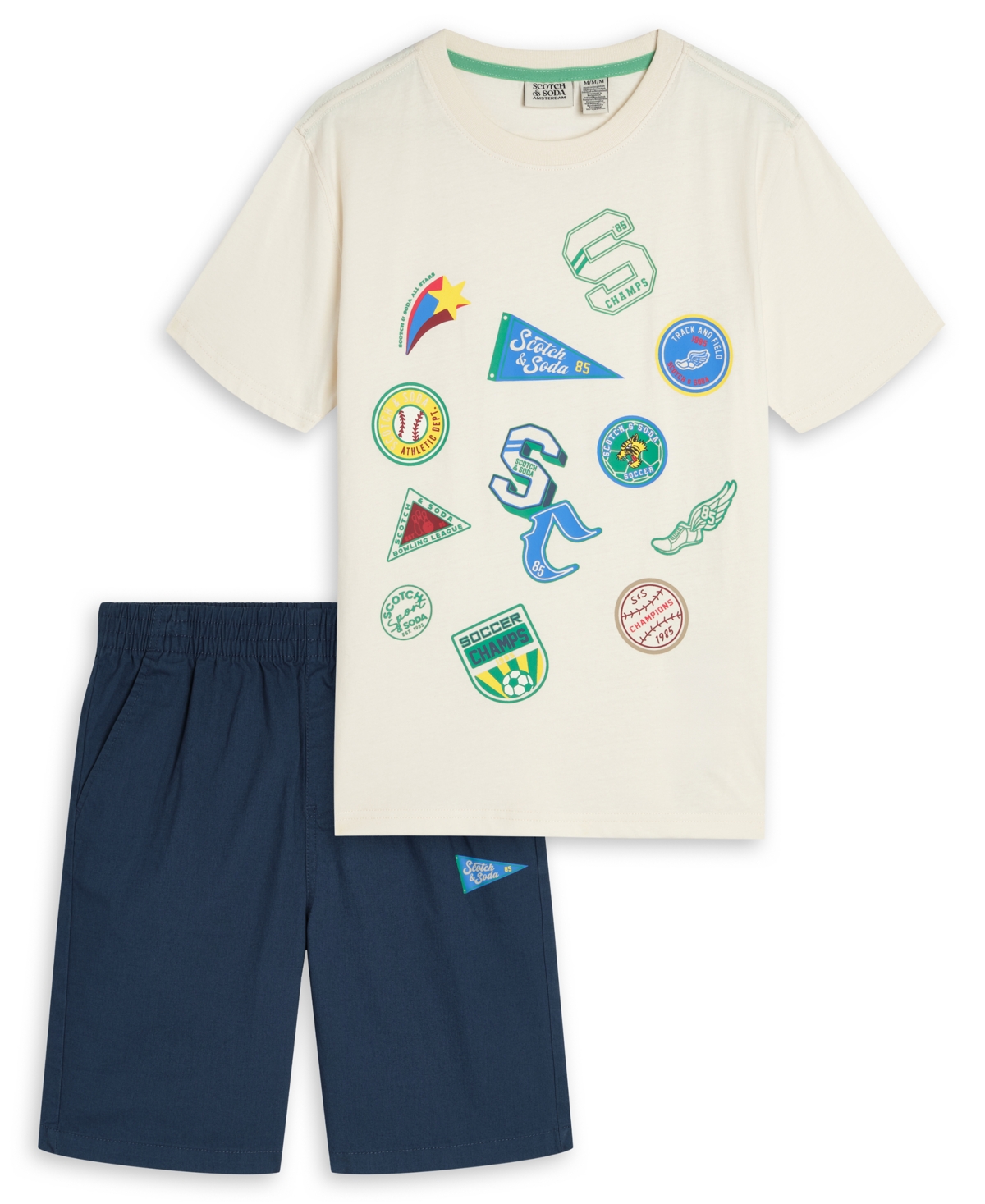 Click here for Scotch & Soda Boys 4-7 Graphic Crewneck T-Shirt an... prices