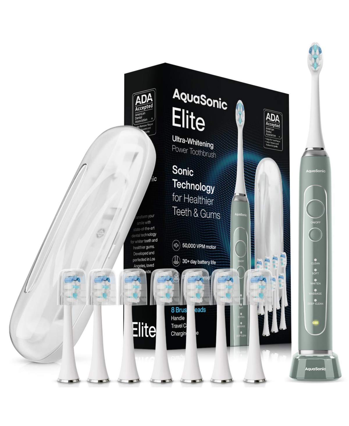 Click here for AquaSonic Elite Rechargeable Electric Toothbrush S... prices
