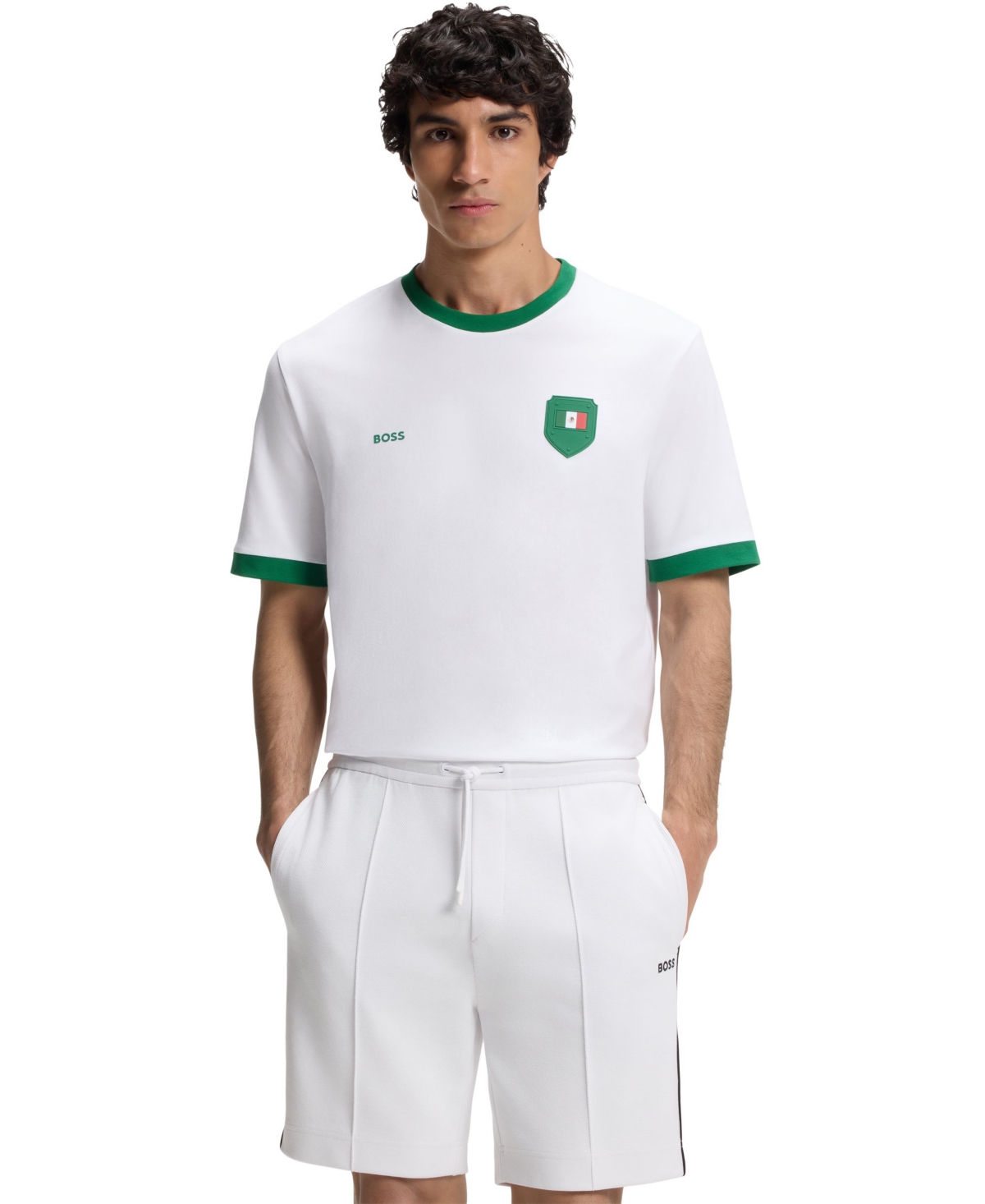 Click here for Boss by Hugo Boss Mens Stretch-Cotton Mexico Count... prices