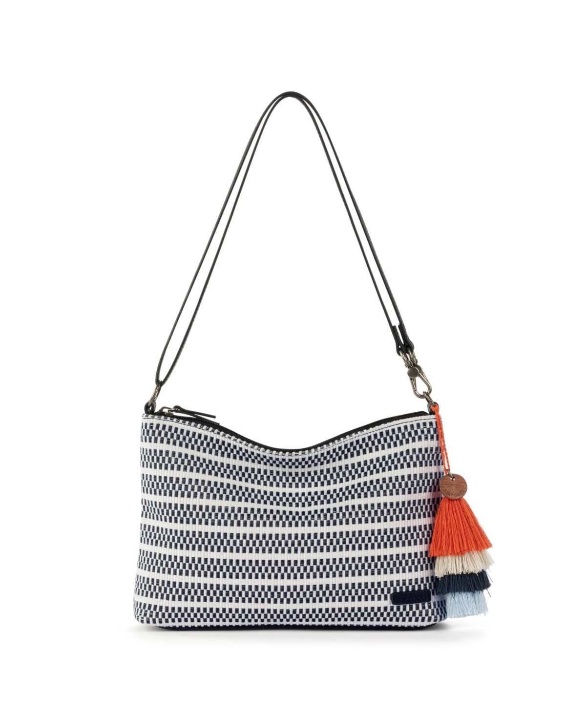 Click here for Sakroots Womens Lumi Crossbody - Black  white wove... prices