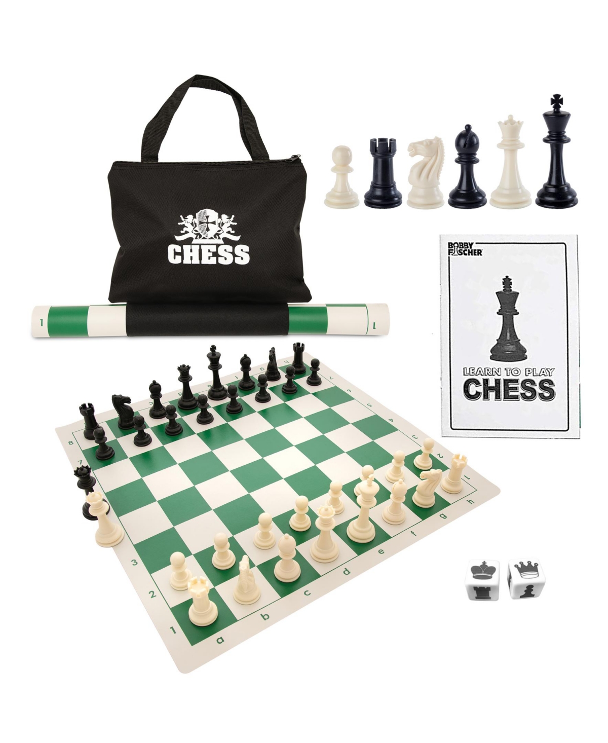 Click here for We Games Tournament Chess Set  20 in. Vinyl Board... prices